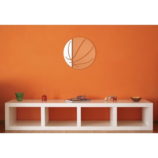 Espejo decorativo de baloncesto Dimensiones 11 x 11 cm