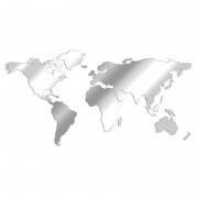 Mirror design World Map Dimensions 74 x 35.5 cm
