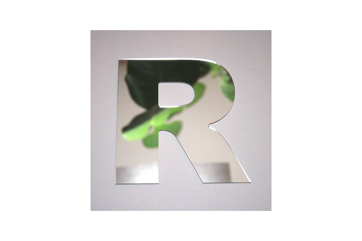 Letter mirror R Arial - TendanceMiroir